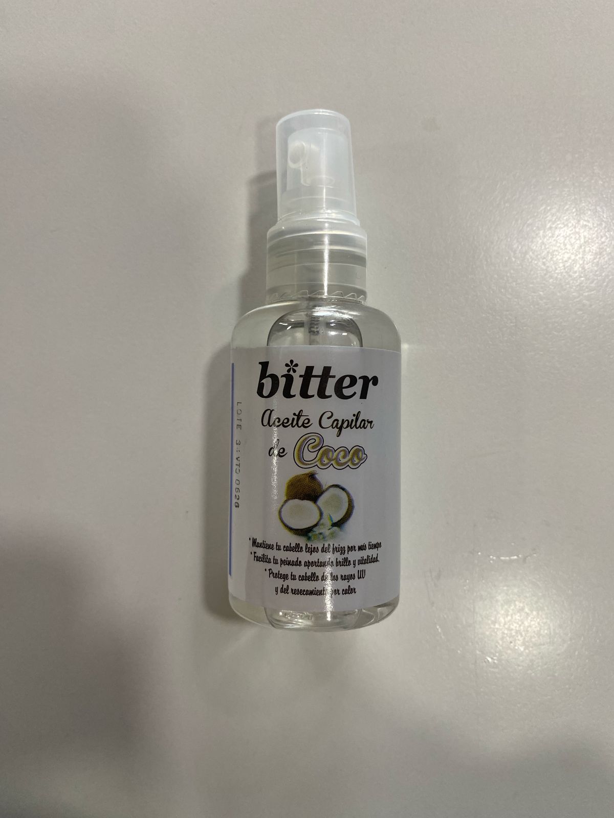 Bitter Aceite De Coco 60 Ml - Malaquita
